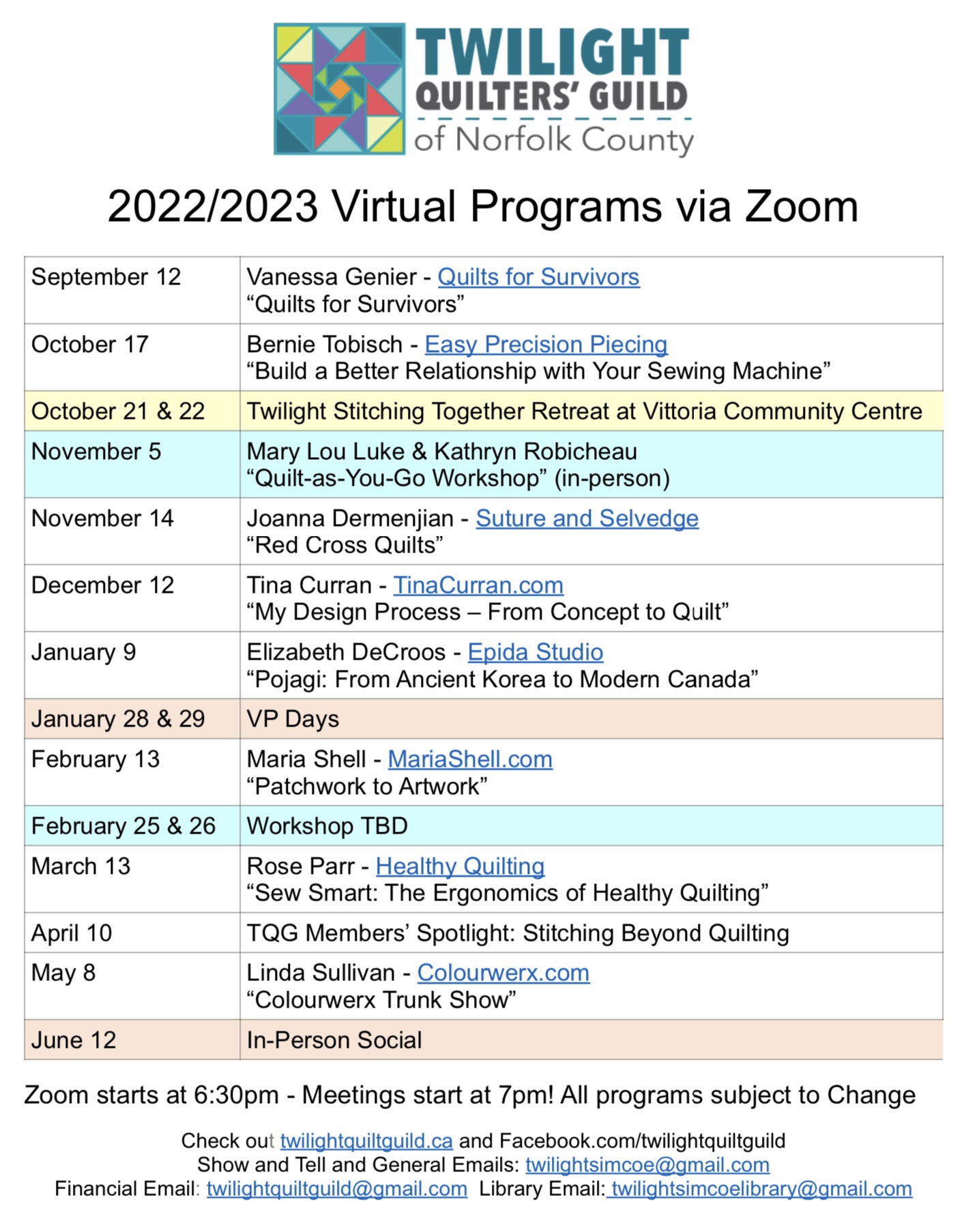 It’s Time for a New Year to Begin! – Twilight Quilters' Guild of ...